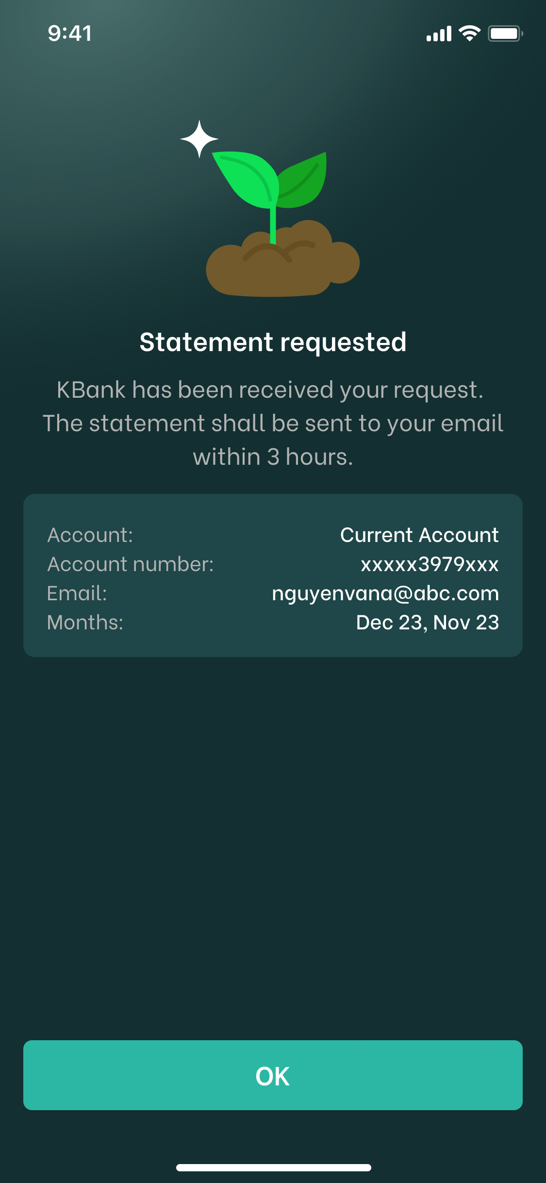 K PLUS Vietnam Application Guide - Statement Request